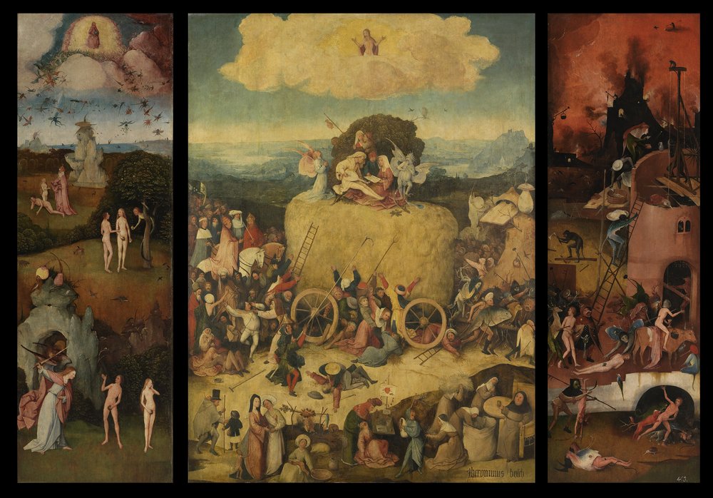 The Haywain Triptych by Hieronymus Bosch: Fine art print