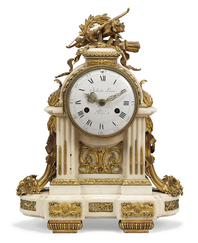 Louis XVI mantel clock by Imbert l Aine: Fine art print