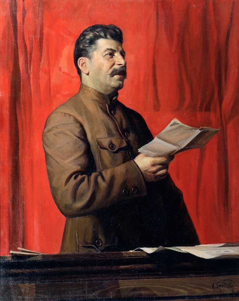 Portrait of Joseph Stalin, 1933 by Isaak Israilevich Brodsky
