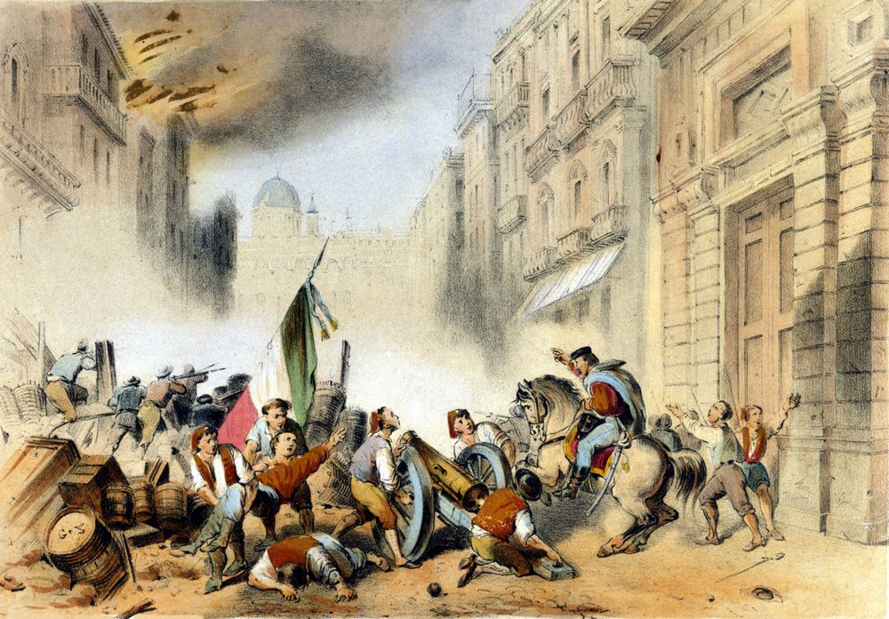 Giuseppe Garibaldi On Horseback Italian Unification Italy Giuseppe