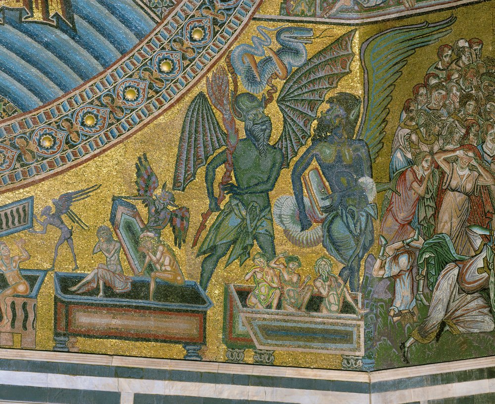 The Last Judgement: The Devil Dragging Sinners from Their Tombs
