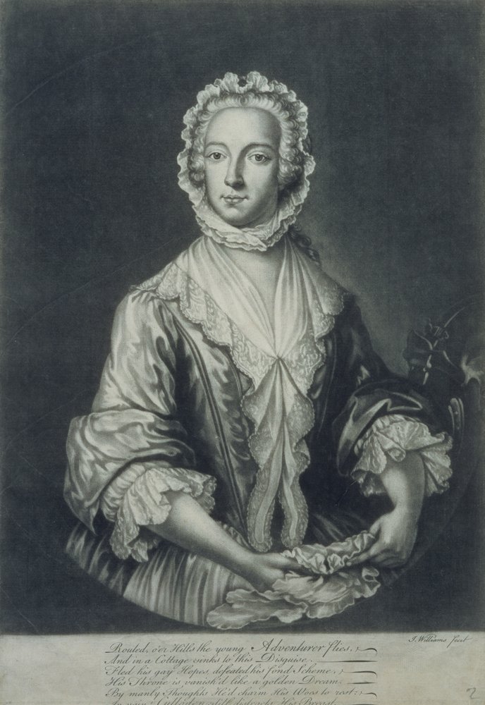 Prince Charles disguised as 'Betty Burke' by J.L. Williams