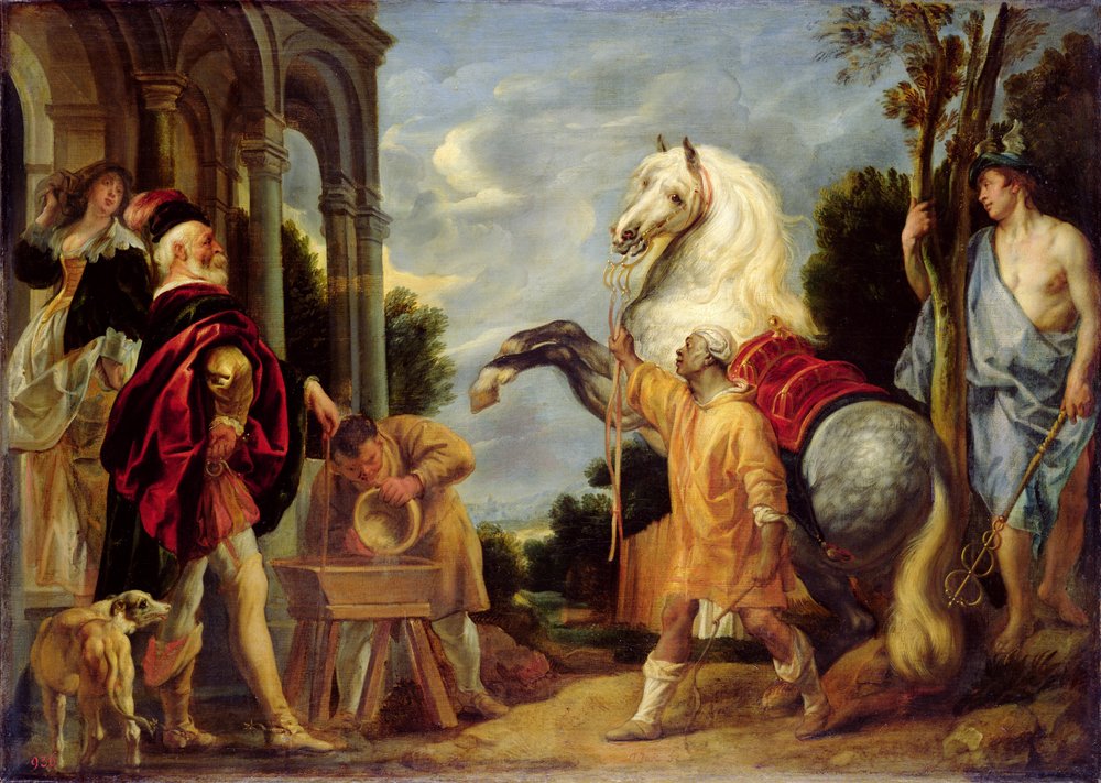 The Master's Eye Makes the Horse Fat by Jacob Jordaens