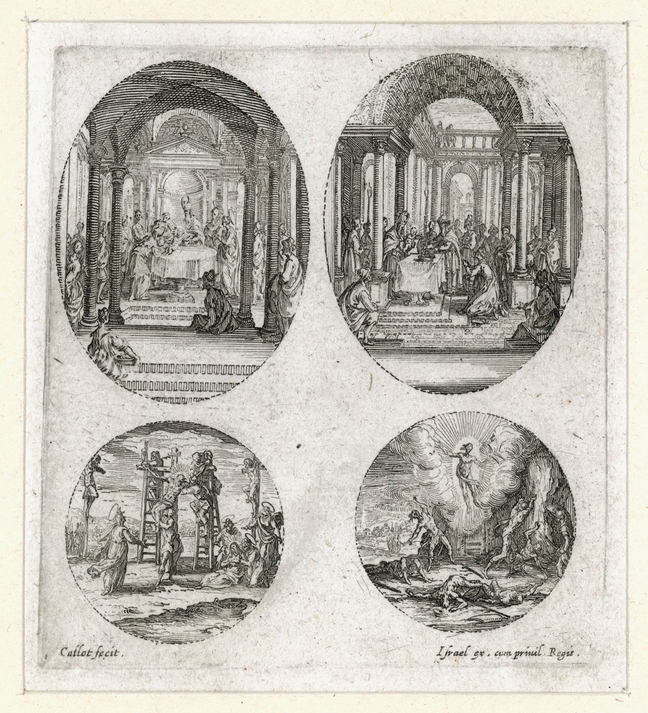 The Miracles of the Passion (engraving) by Jacques Callot