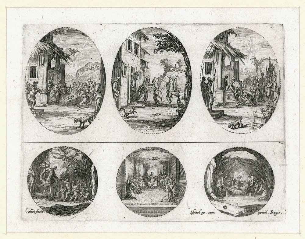 The Miracles of the Passion (engraving) by Jacques Callot