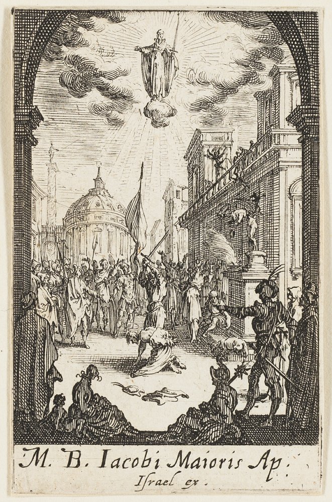 Martyrdom of Saint John, the Major, plate four from The Martyrdoms of ...