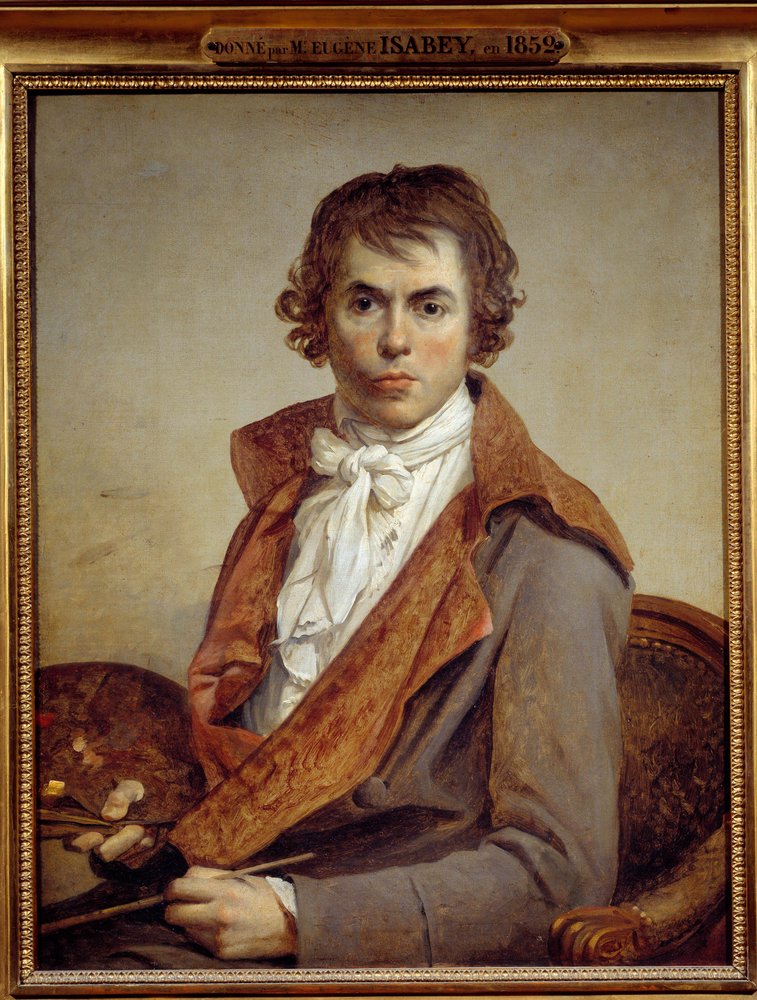 Self Portrait by Jacques Louis David by Jacques Louis David