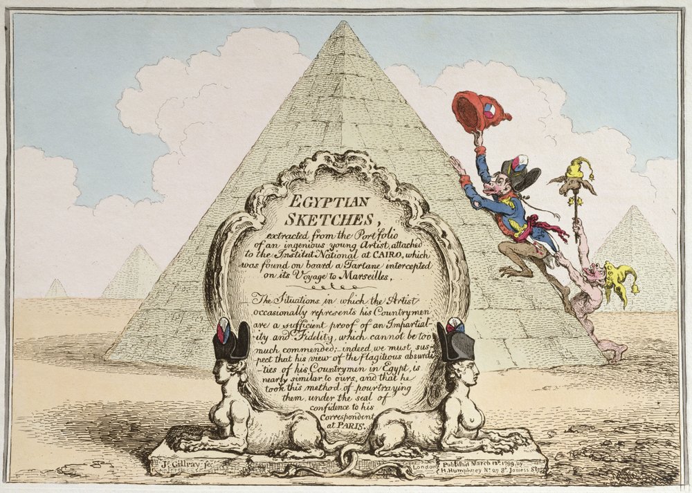 Egyptian Sketches by James Gillray: Buy fine art print