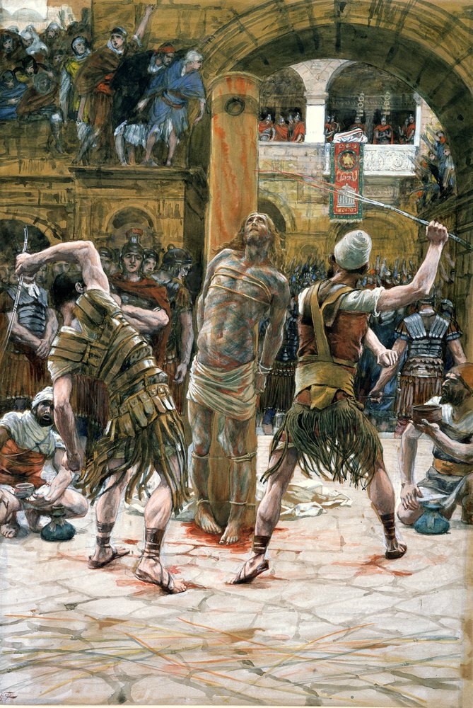 The Scourging, illustration for The Life of Christ