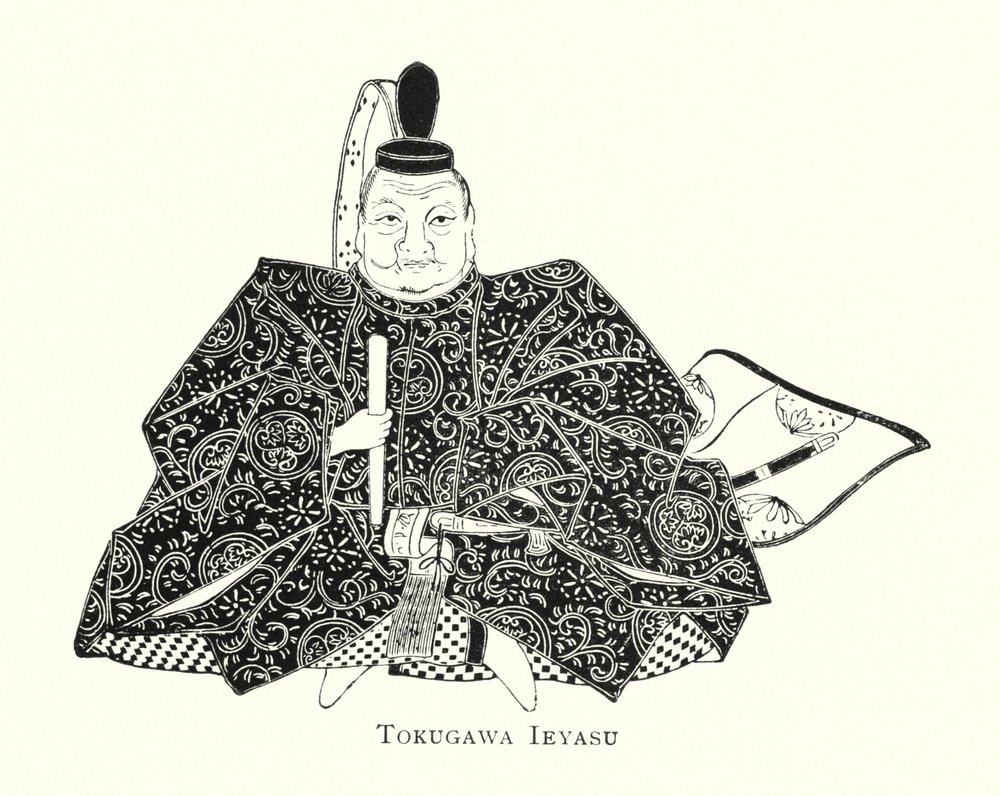 Tokugawa Ieyasu by Japanese School: Premium art reproduction