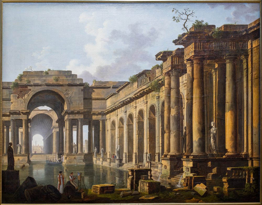 Ruins of an Ancient Bath by Jean-Baptiste Berlot
