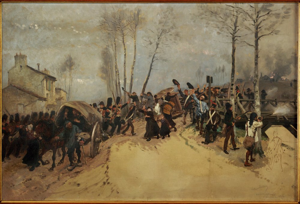 The Invasion 1814 by Jean-Baptiste Edouard Detaille