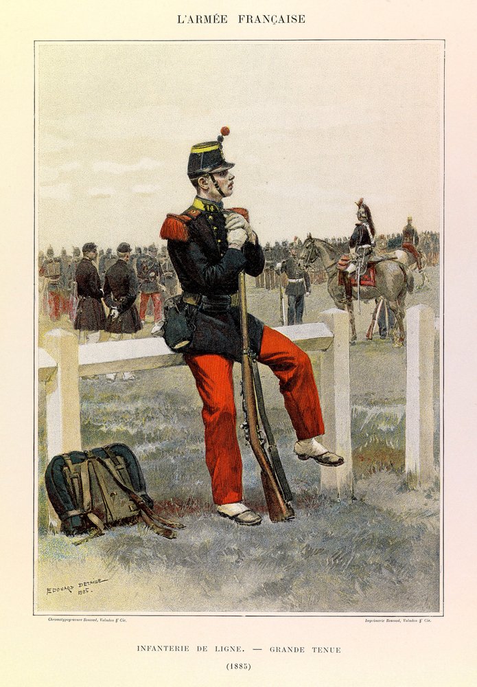 Types and Uniforms of the French Army of Captain Jules Richard ...