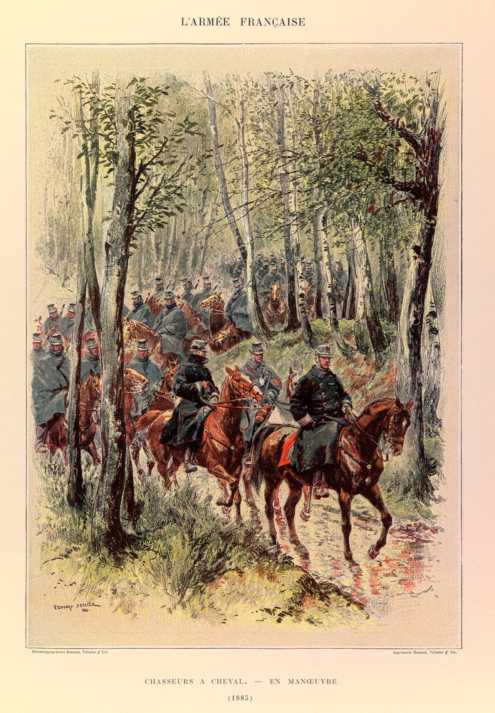 Types and Uniforms of the French Army by Captain Jules Richard ...