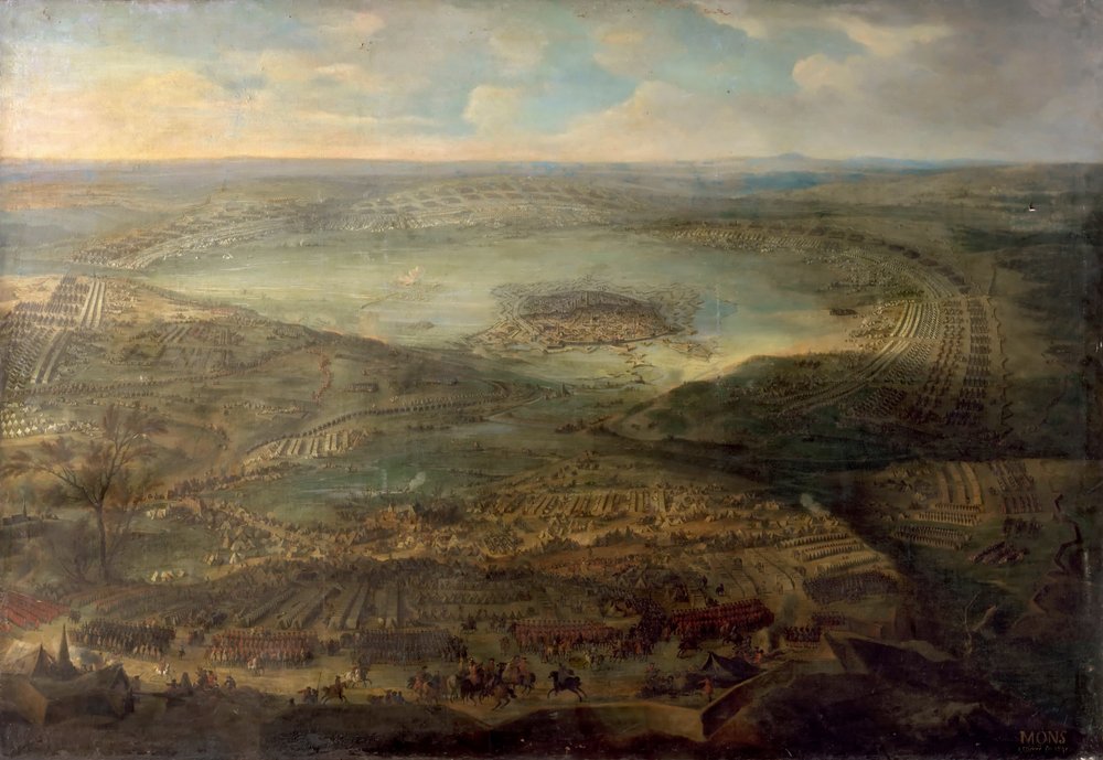 The Siege of Mons by Jean-Baptiste Martin: Fine art print
