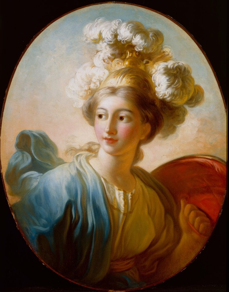 The Goddess Minerva by Jean Honore Fragonard