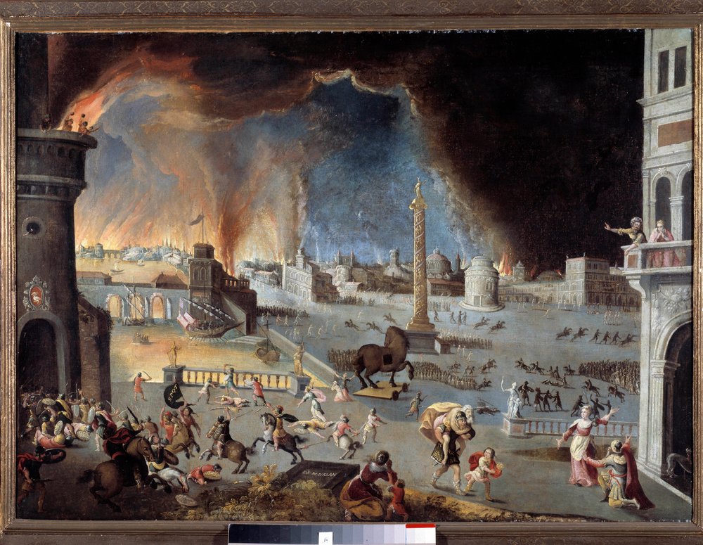 The Capture of Troy by Jean Maublanc: Buy fine art print