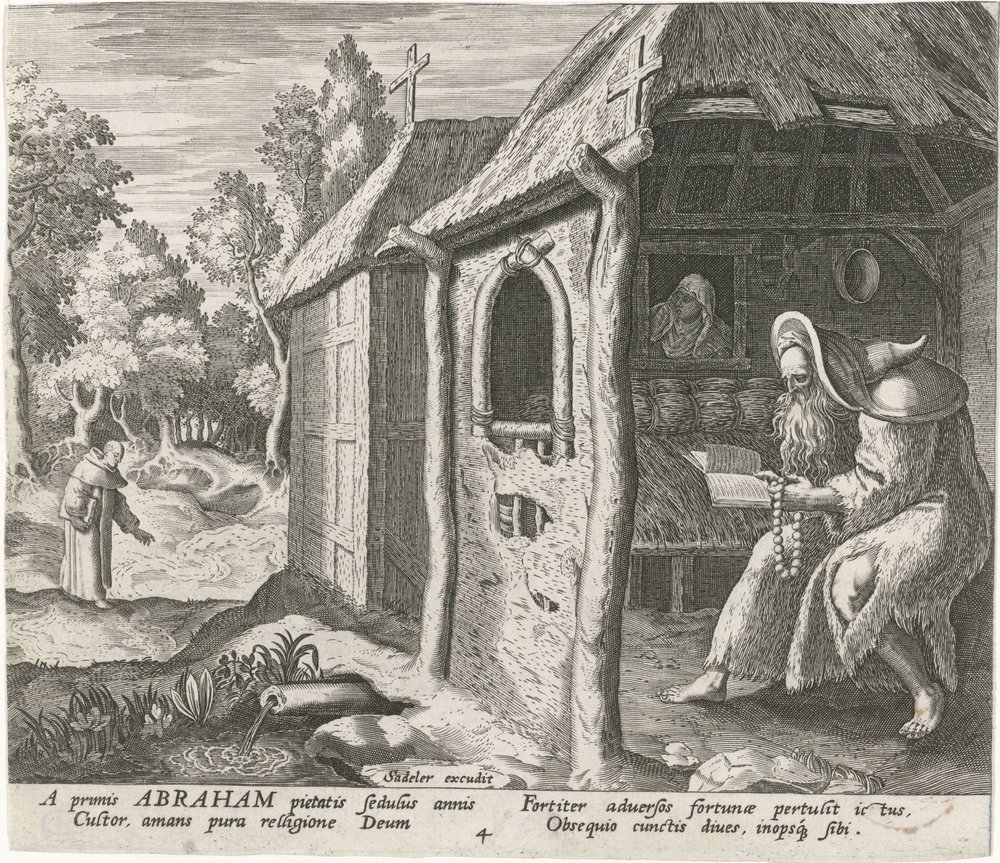 Abraham of Edessa as a Hermit, Male Hermits (series title)