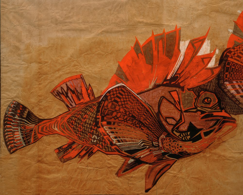 Fish by Johan Thorn Prikker: High-quality fine art print