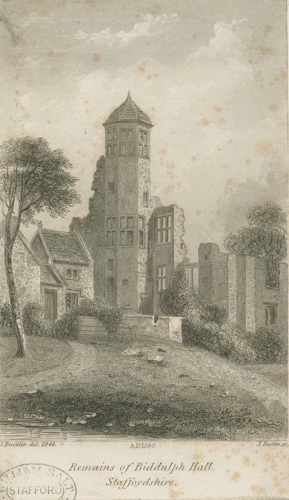 Biddulph Hall (Old) by John Buckler: Buy fine art print