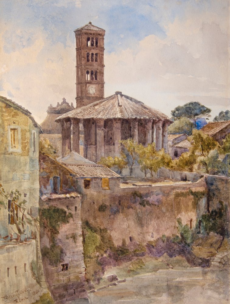 Temple of Vesta, Rome by John Fulleylove: Fine art print