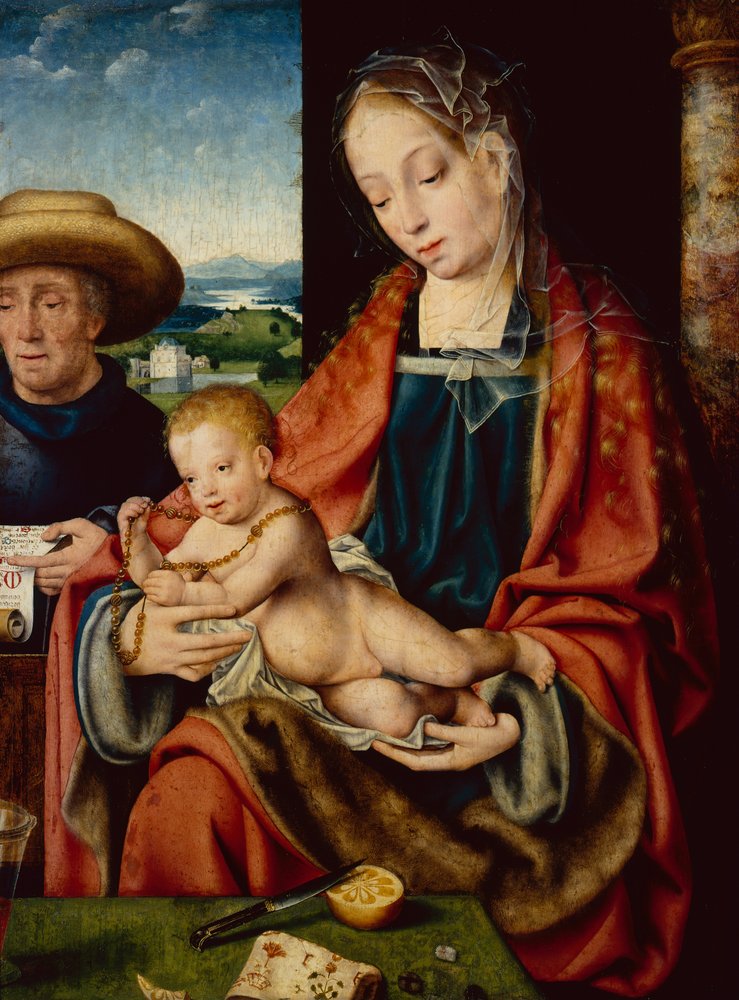 The Holy Family by Joos van Cleve: Buy fine art print
