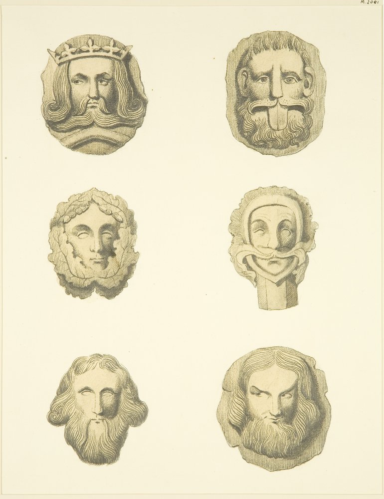 Groin stones (bosses) in ceiling of Redcliffe Church