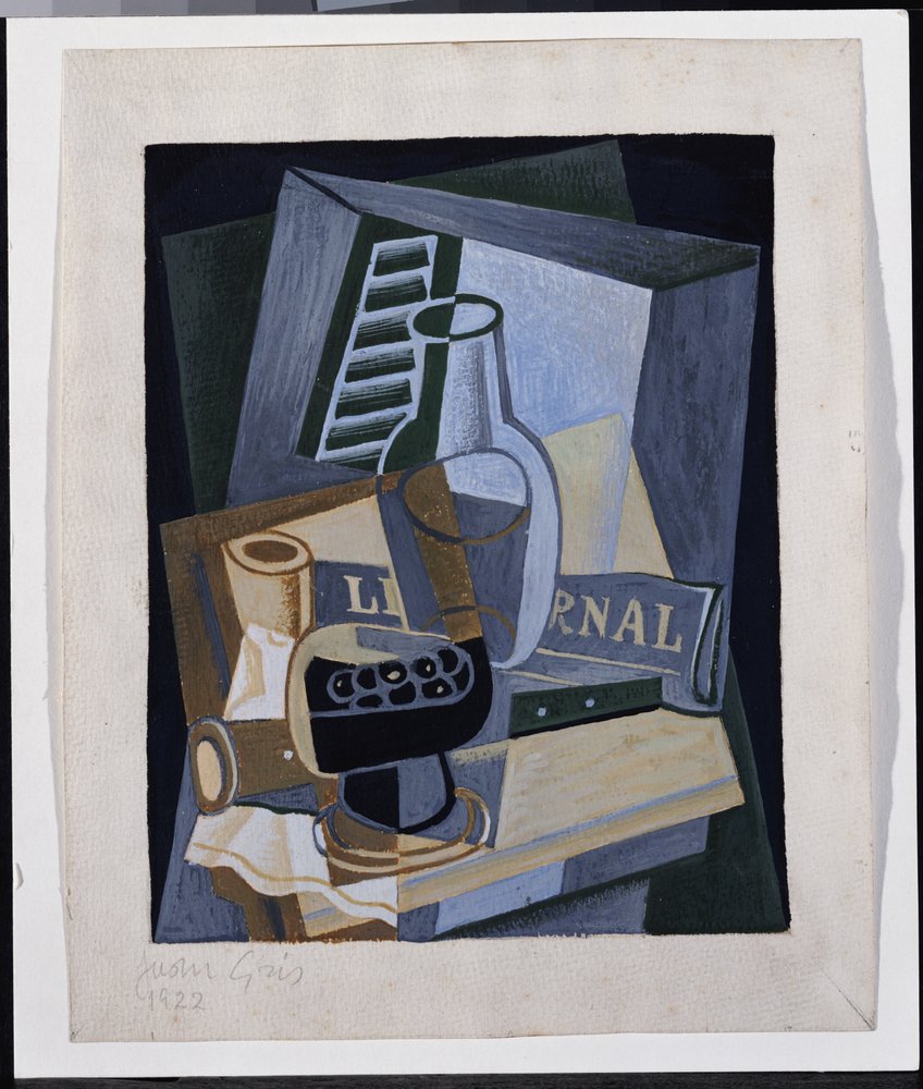 Still Life in Front of a Window by Juan Gris: Fine art print