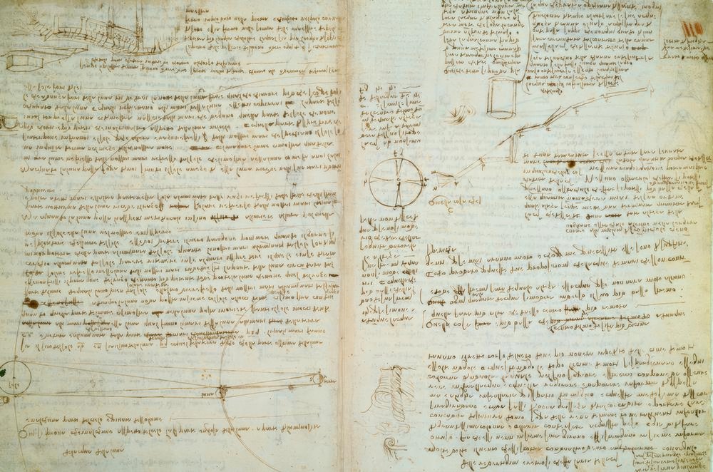 Leonardo da Vinci, Pages from Cod. Hammer