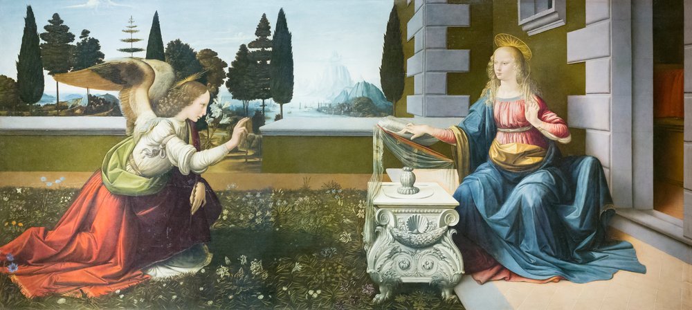 Annunciation by Leonardo da Vinci: Buy fine art print