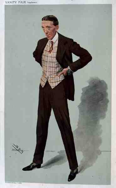 "Gerald", a 'Spy' cartoon of Gerald du Maurier from Vanity Fair, 25th ...