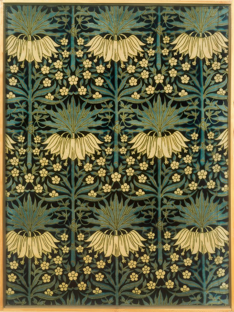 L. P. Butterfield, Textile with Floral Pattern