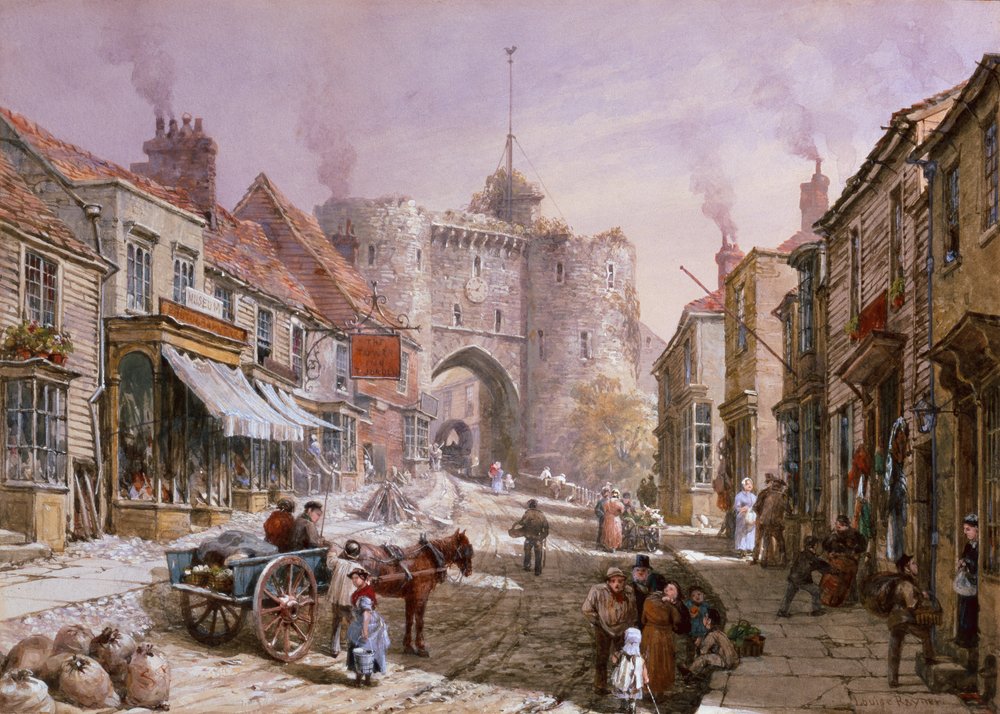 The Old Town Gate by Louise Ingram Rayner: Fine art print