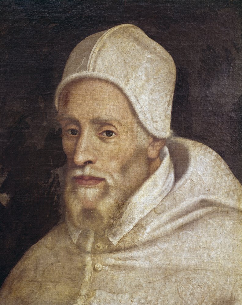 Portrait of Pope Paul III by Luca Longhi: Fine art print