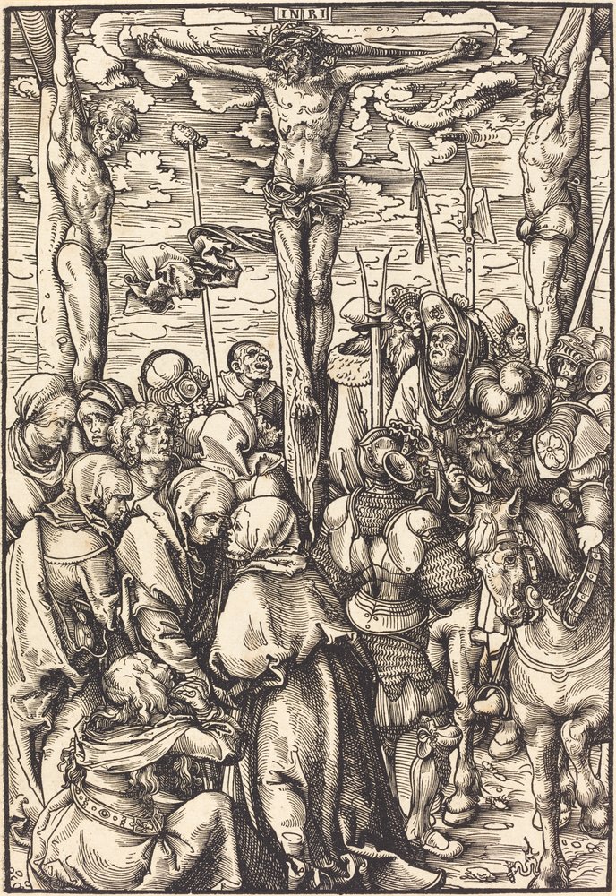 The Crucifixion by Lucas Cranach the Elder: Fine art print