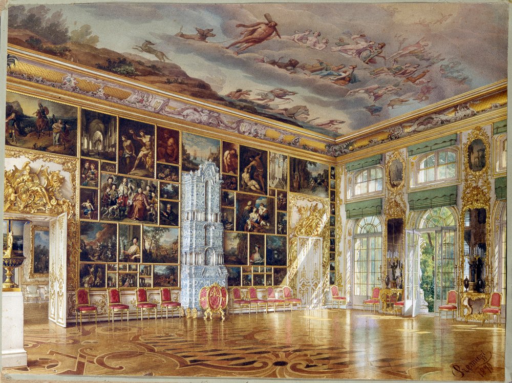The Art Gallery Hall in the Palace of Tsarskoye Selo