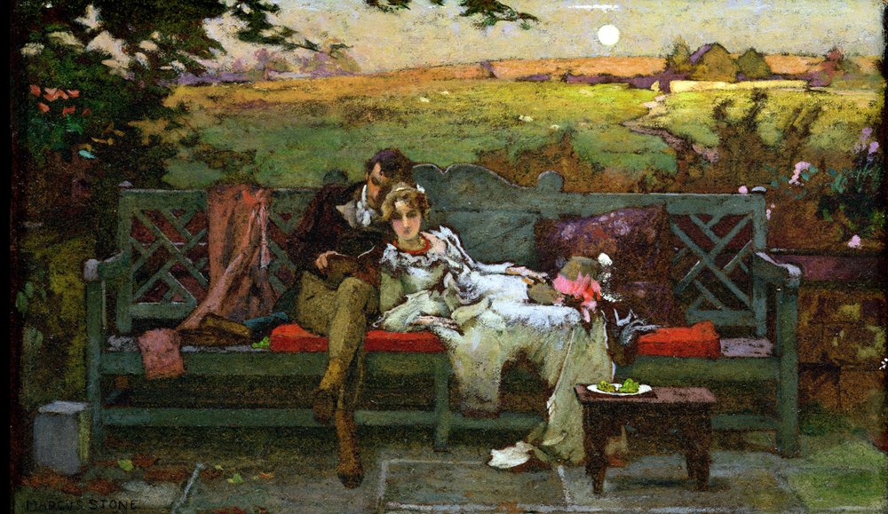 The Honeymoon by Marcus Stone: Buy fine art print