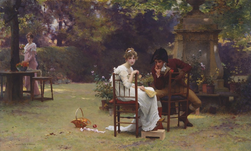 Two's Company, Three's None by Marcus Stone