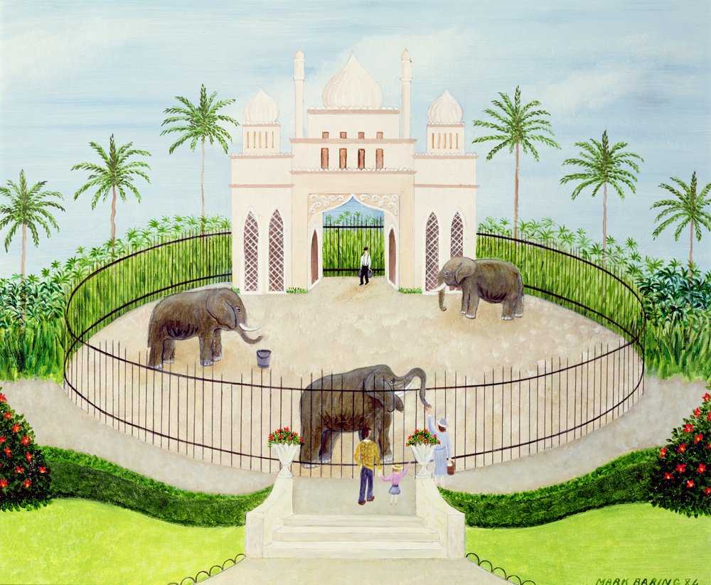 The Elephant House by Mark Baring: Buy fine art print