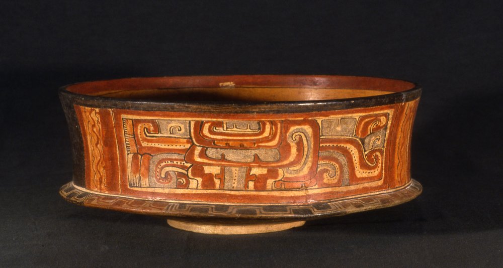 Funerary vessel by Mayan: Highest-quality art reproduction