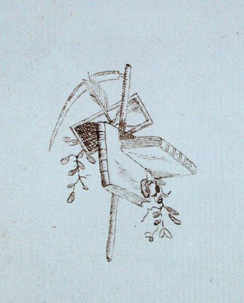 Drawing from Michael Faraday's Scrapbook by Michael Faraday