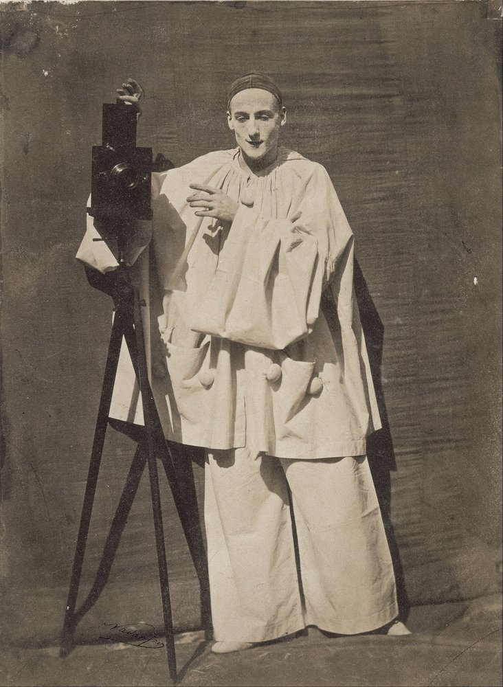 Pierrot Photographer Also Known as The Mime Deburau with a Camera