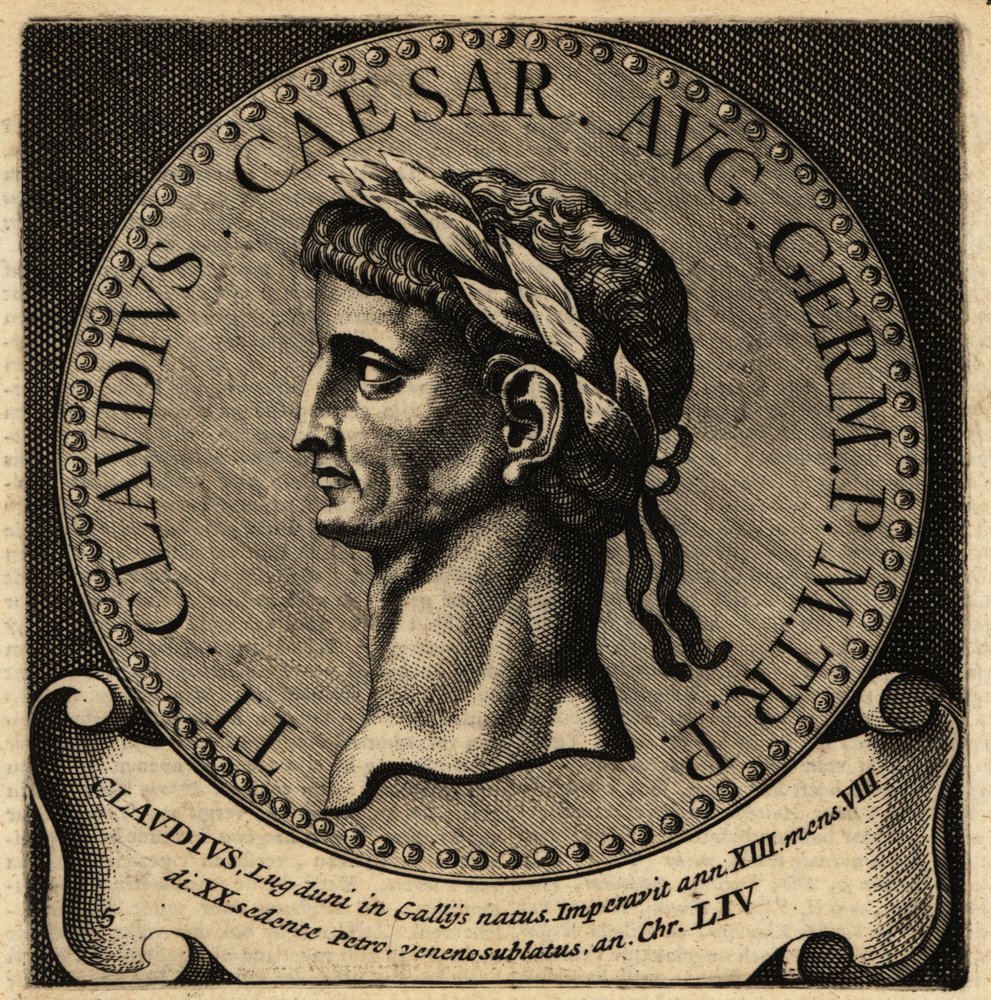 Portrait of Roman Emperor Claudius by Netherlandish School