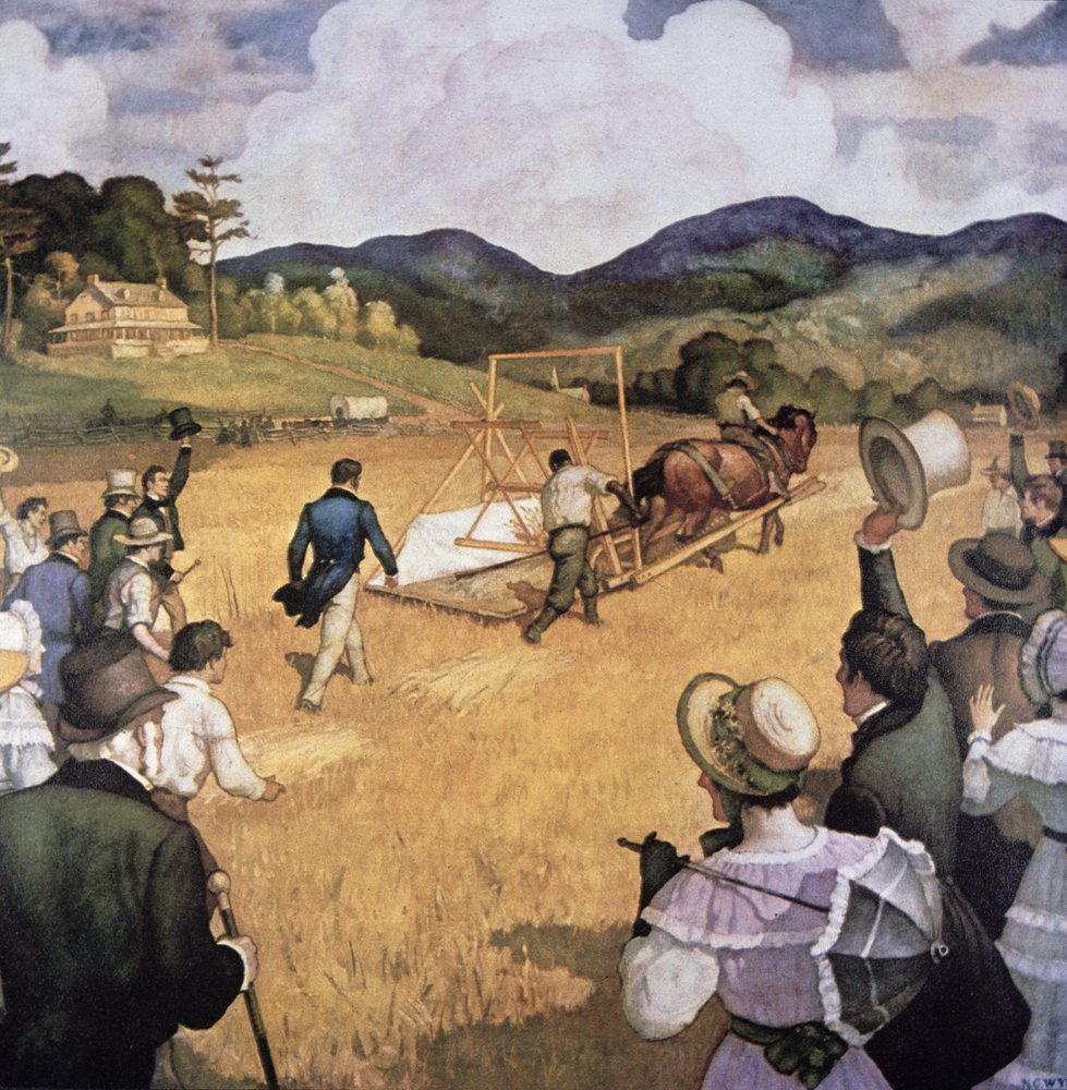 Cyrus Mccormick And The Mechanical Reaper In 1834, Cyrus McCormick
