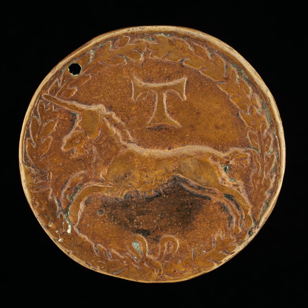 Unicorn and Tau-Cross [reverse] by Niccolo Fiorentino