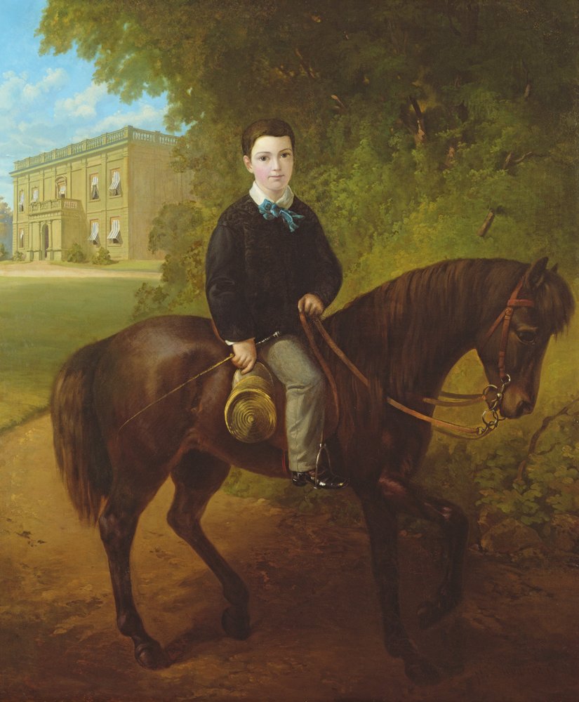 Portrait of Master George Holmes by Nicholas Chevalier