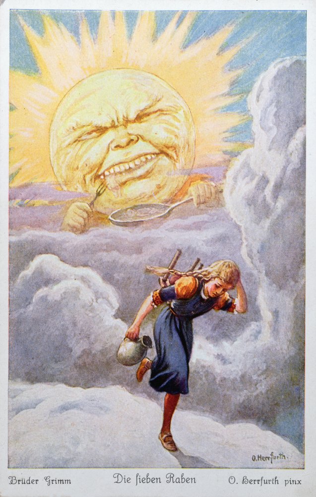 The young girl on her journey to rescue her brothers, flees from the ...