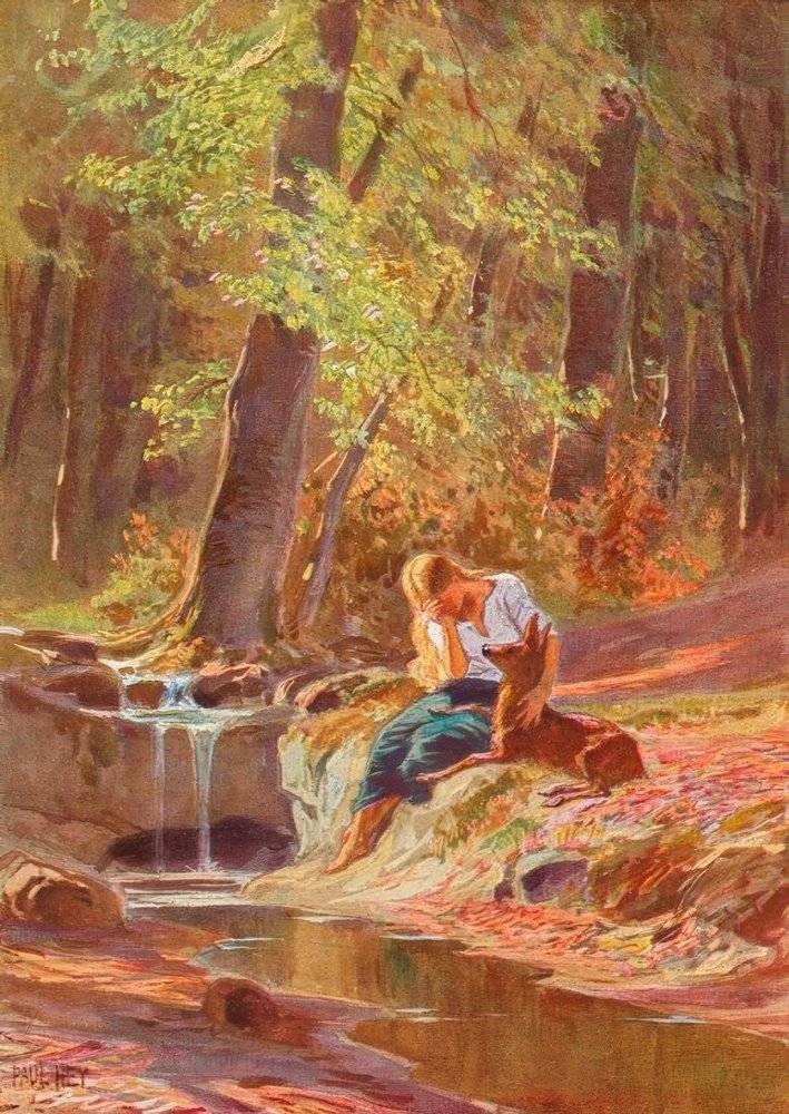 Brother and Sister by Paul Hey: Premium art reproduction