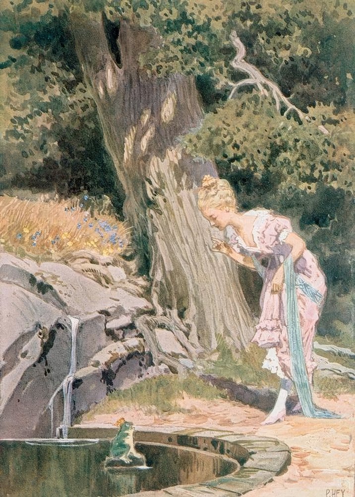 The Frog Prince by Paul Hey: High-quality fine art print