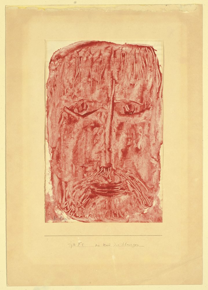 A Man of Sorrows by Paul Klee: Buy fine art print